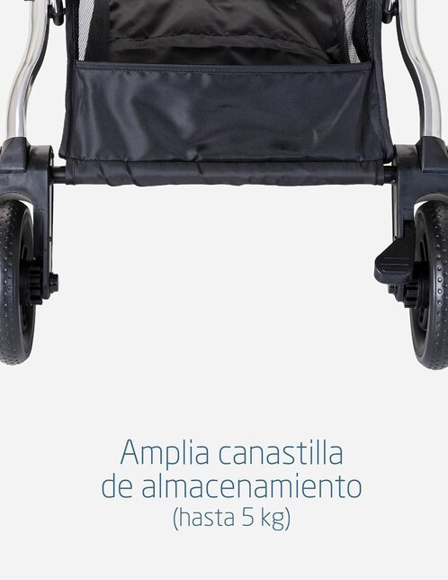 Carriola travel system Eva 3 Luxe Maxi Cosi plegable 8